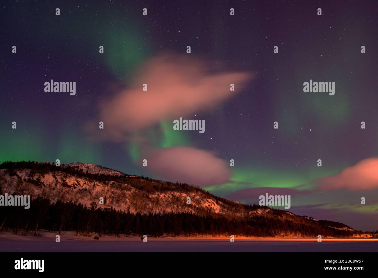 An aurora borealis, sometimes referred to as polar lights or northern ...
