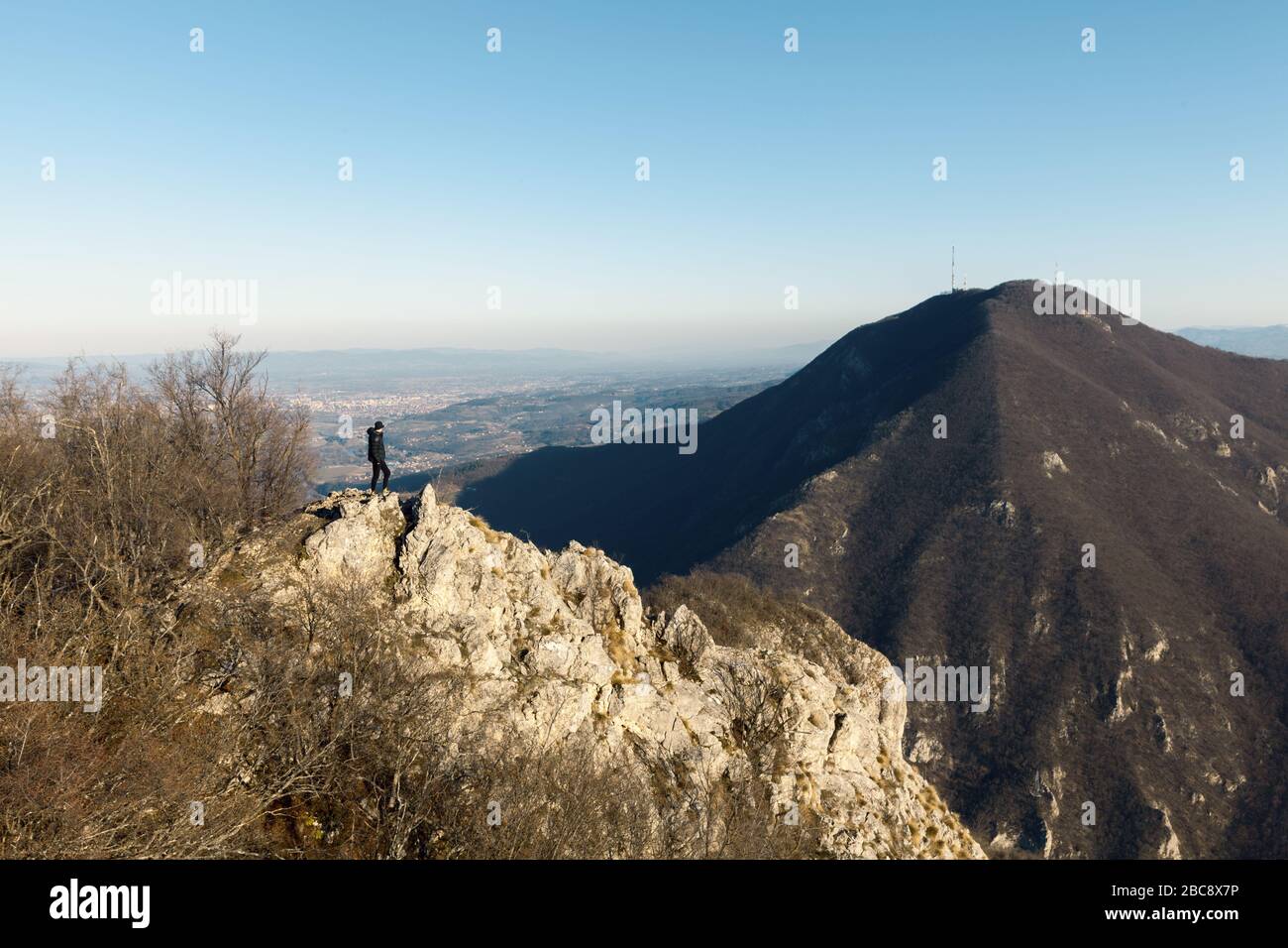 Staring at the summit hi-res stock photography and images - Alamy