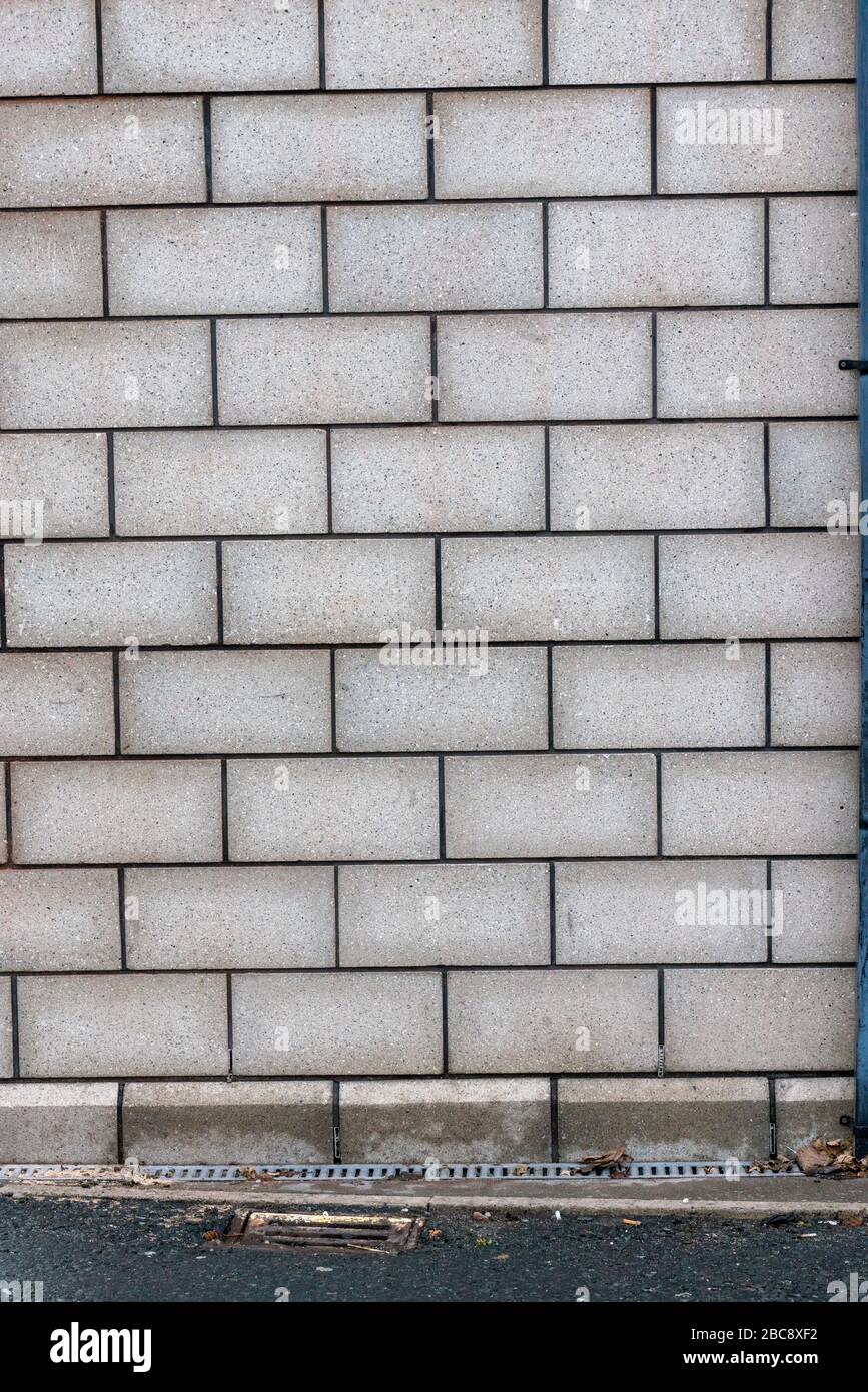 Concreat Block Wakk - Background Stock Photo - Alamy