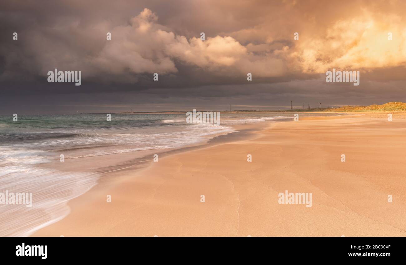 St Fergus Beach. Aberdeenshire. Scotland Stock Photo - Alamy