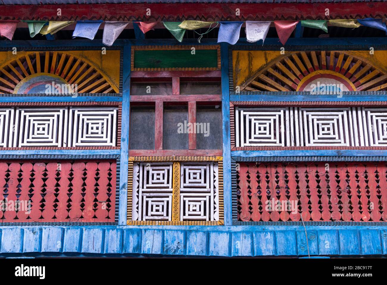 House facade nepal hi-res stock photography and images - Alamy