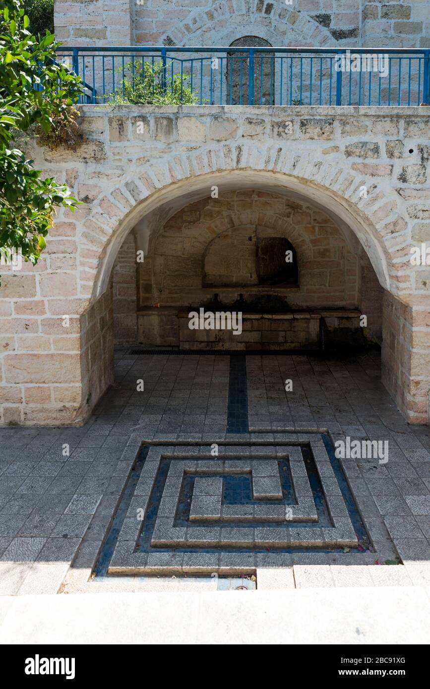 Visiting Ein Kerem in Jerusalem, Israel Stock Photo - Alamy