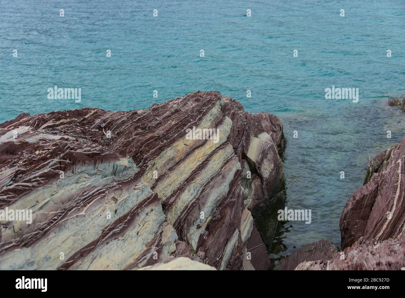 Colourful rocks in east Greenland close up. Rock texture Stock Photo ...