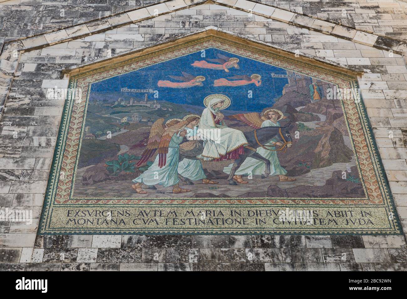 Visiting Ein Kerem in Jerusalem, Israel Stock Photo - Alamy