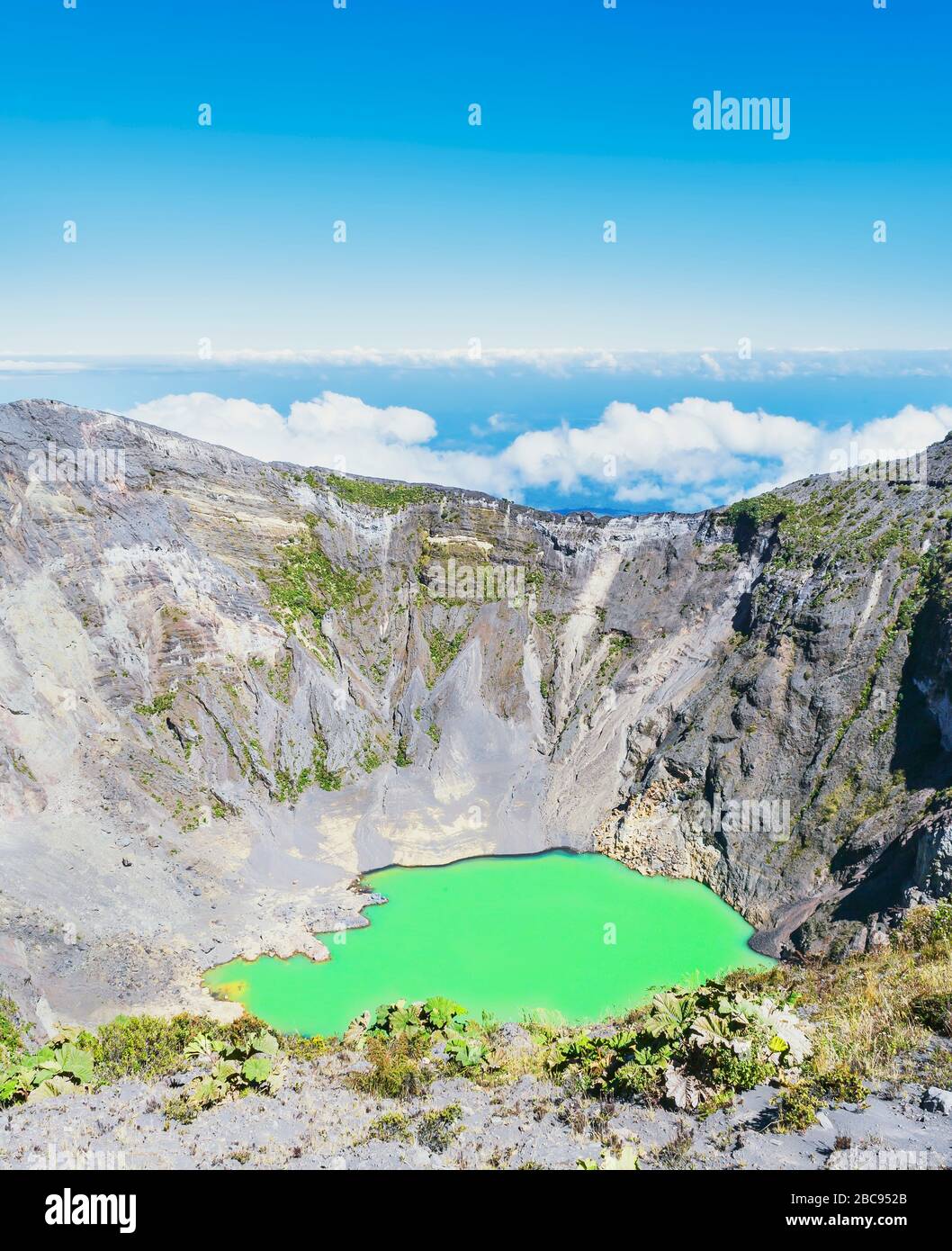 Irazu volcano, Irazu Volcano National Park. Cartago Province, Costa ...