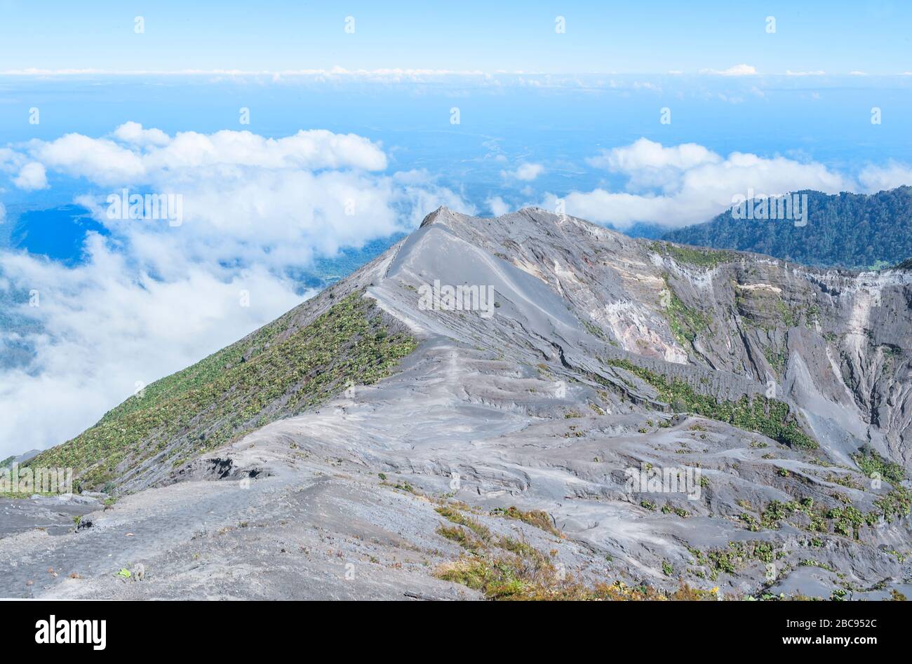 Irazu volcano, Irazu Volcano National Park. Cartago Province, Costa ...