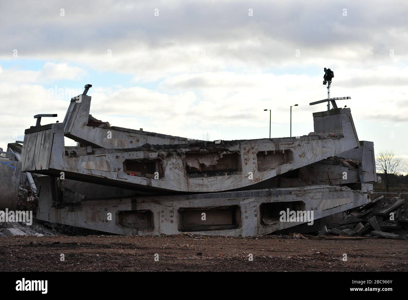The Churchill Way flyover in Liverpool built in the 1960's has had to ...
