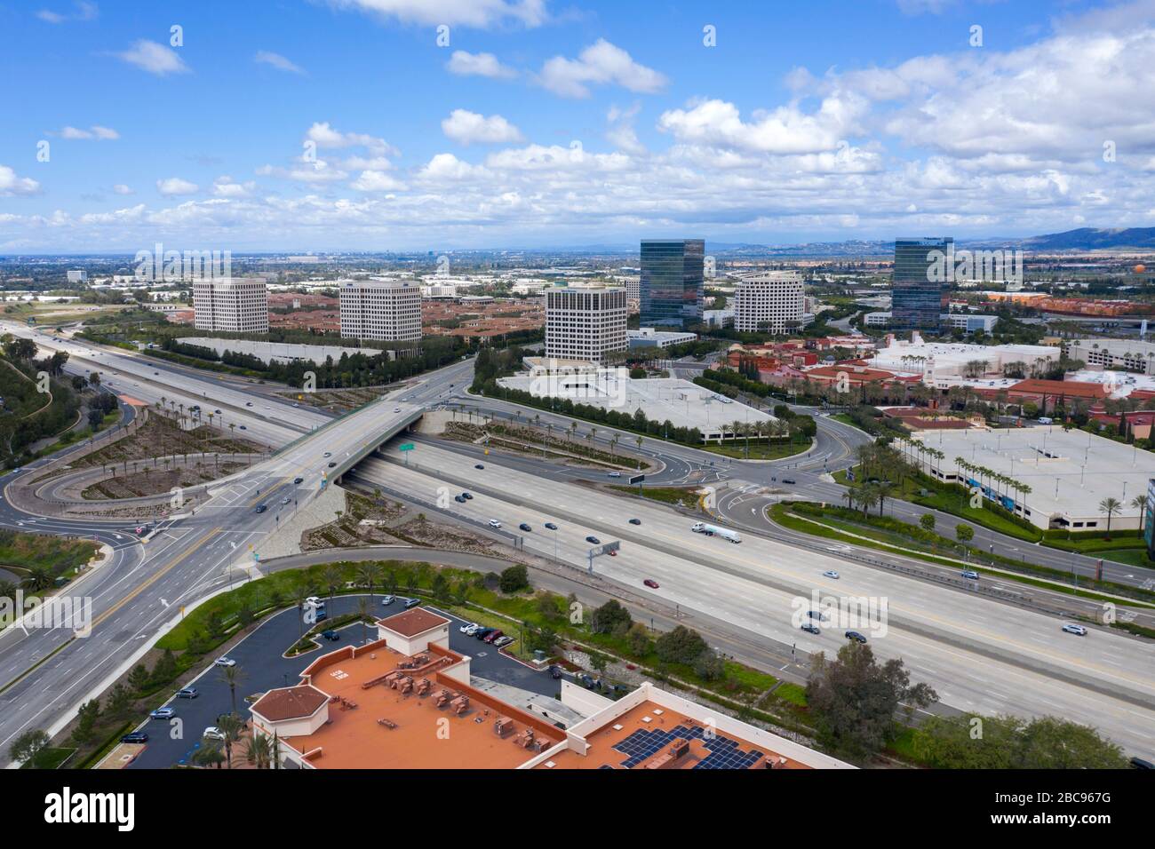 Aerial view of Irvine Spectrum Orange County California Stock Photo - Alamy