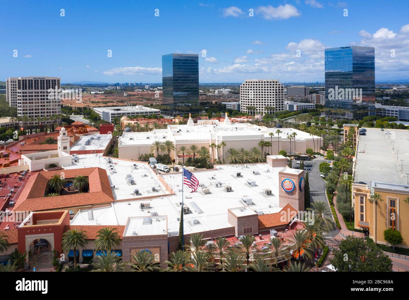 Aerial view of Irvine Spectrum Orange County California Stock Photo - Alamy
