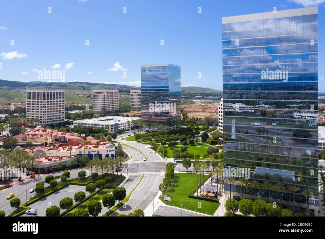 Aerial views of Irvine Spectrum offices Stock Photo - Alamy