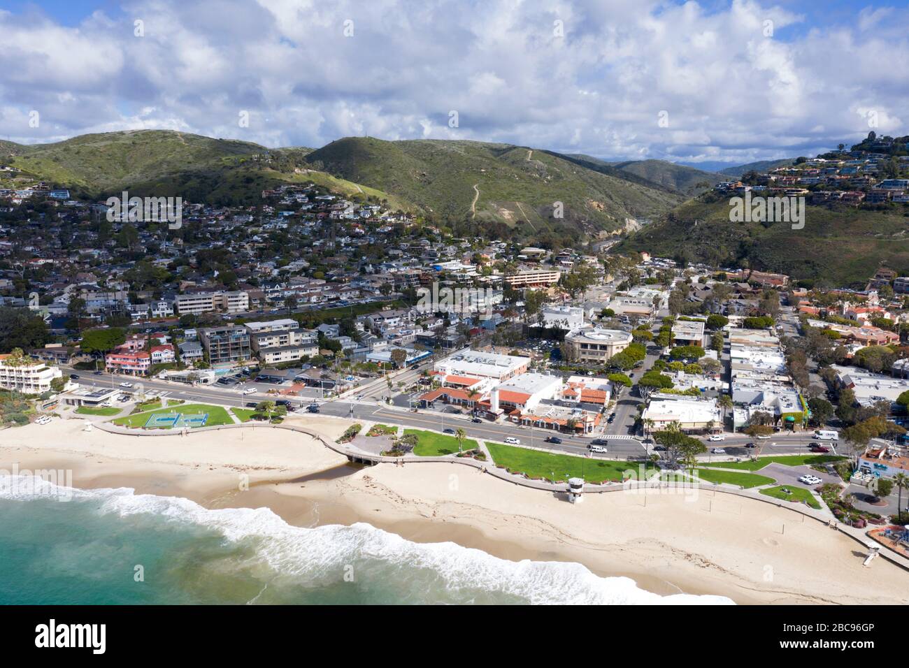 Aerial views of Laguna Beach, California Stock Photo - Alamy