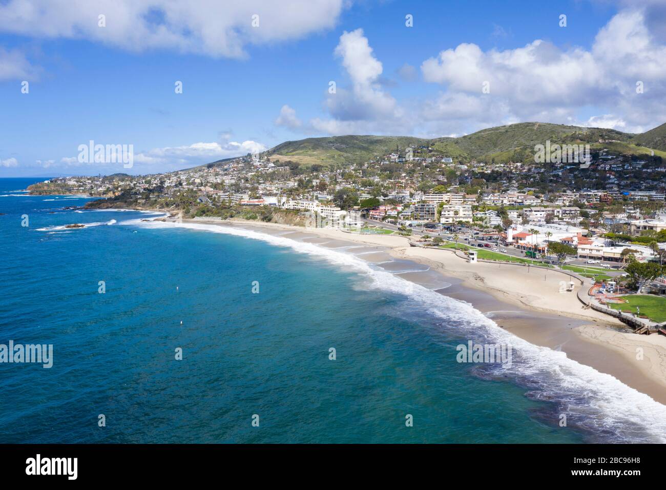 Aerial views of Laguna Beach, California Stock Photo - Alamy