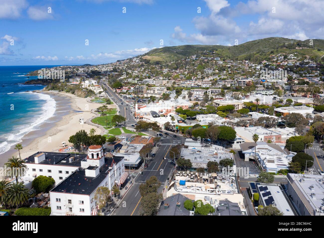 Aerial views of Laguna Beach, California Stock Photo - Alamy