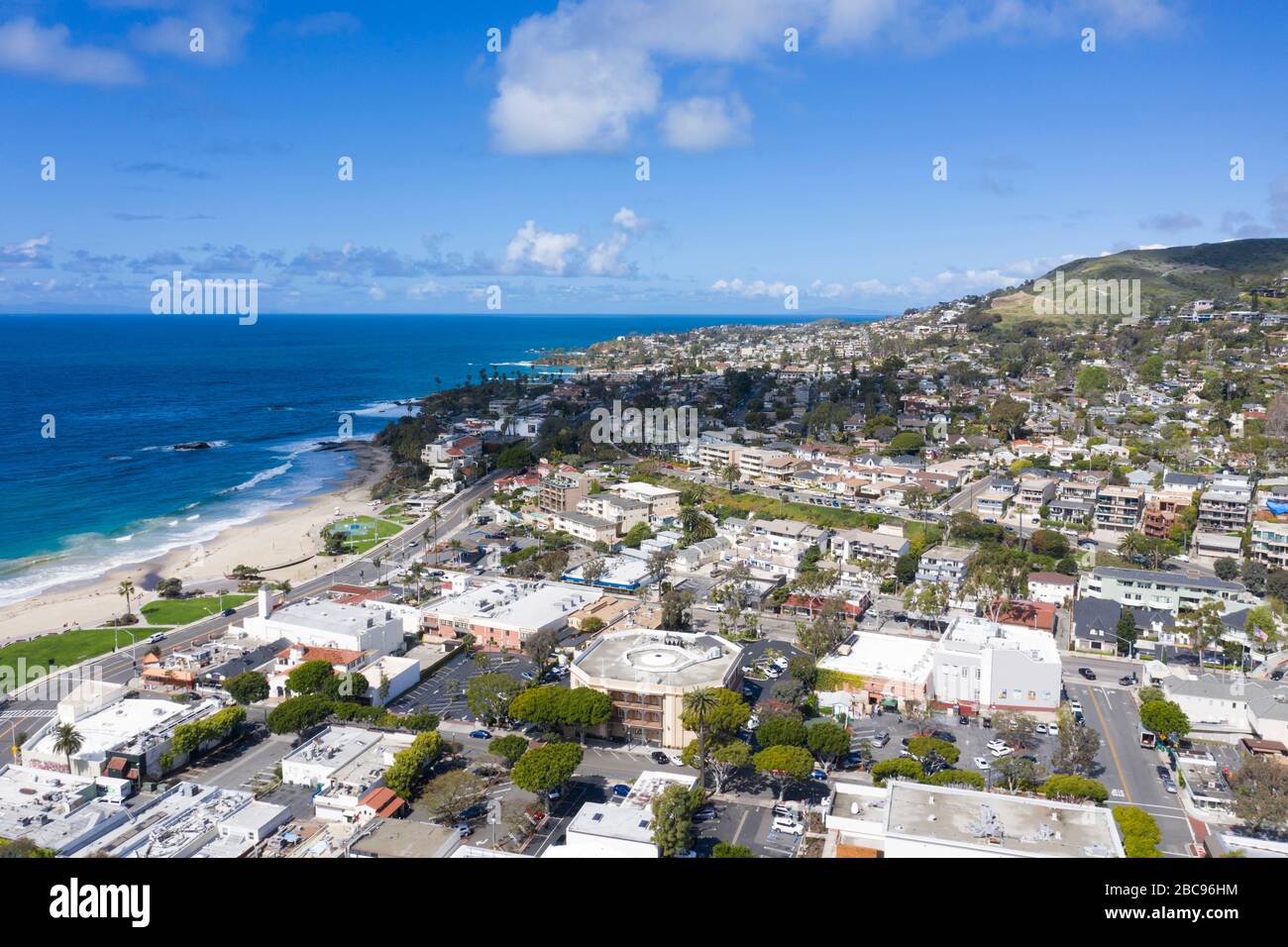 Aerial views of Laguna Beach, California Stock Photo - Alamy