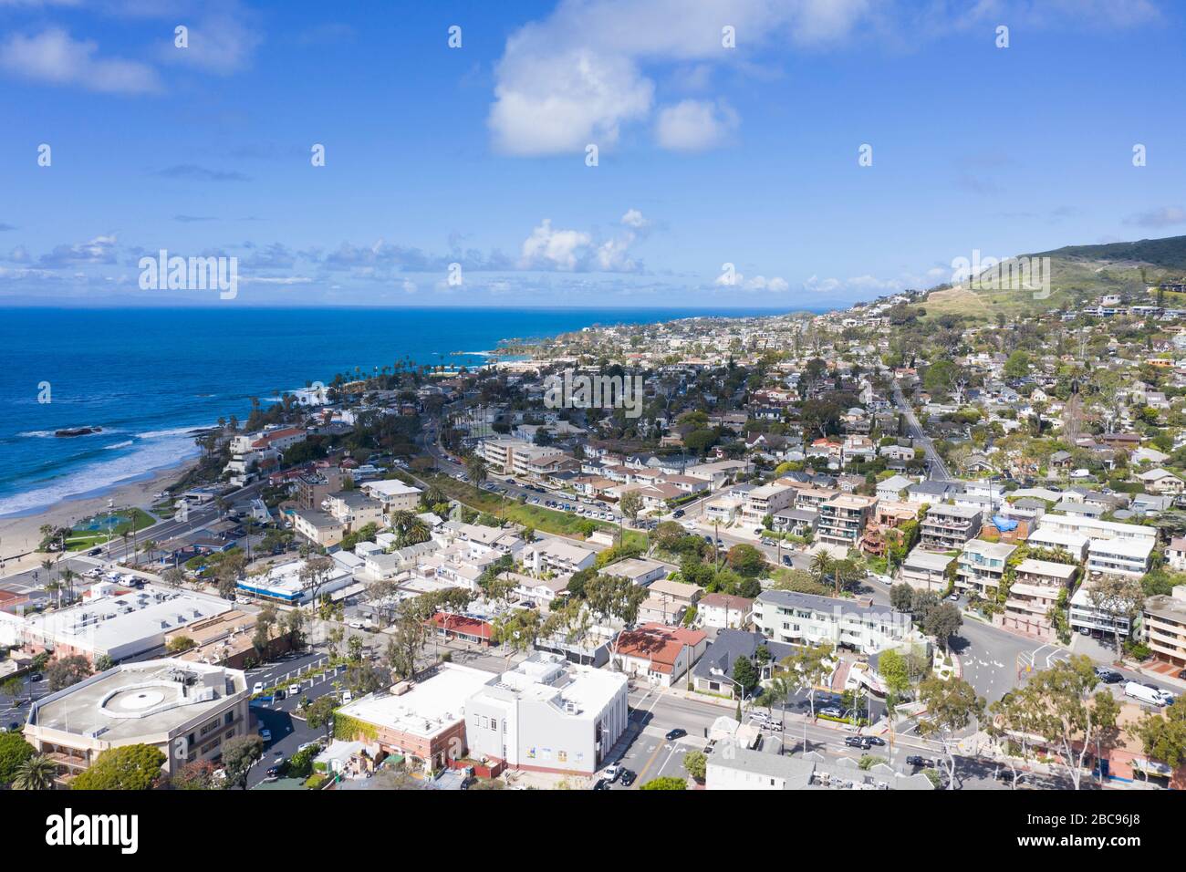 Aerial views of Laguna Beach, California Stock Photo - Alamy