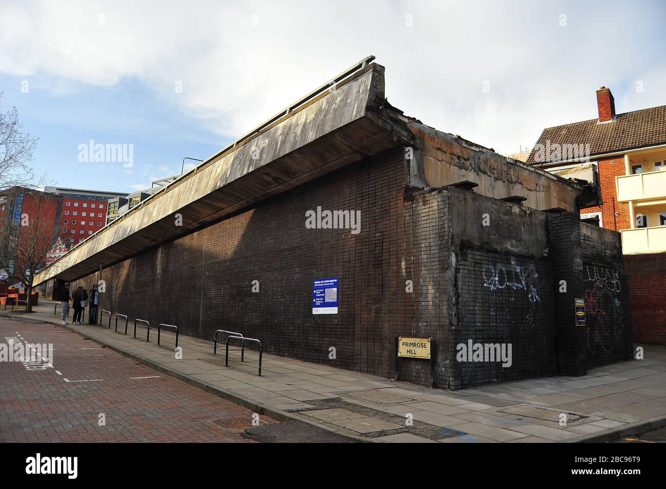 The Churchill Way flyover in Liverpool built in the 1960's has had to ...