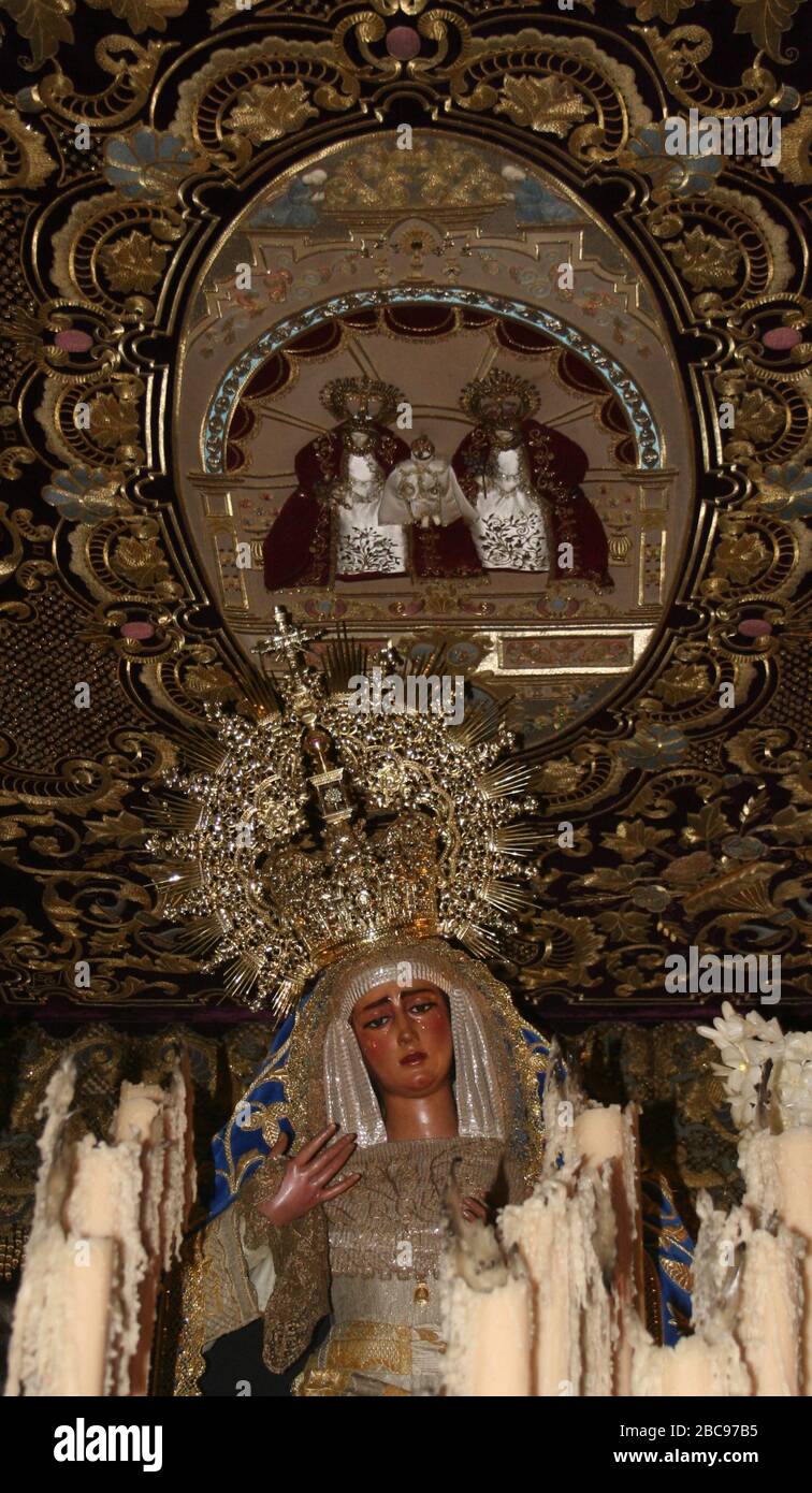 Statue flowers procession catholic hi-res stock photography and images ...