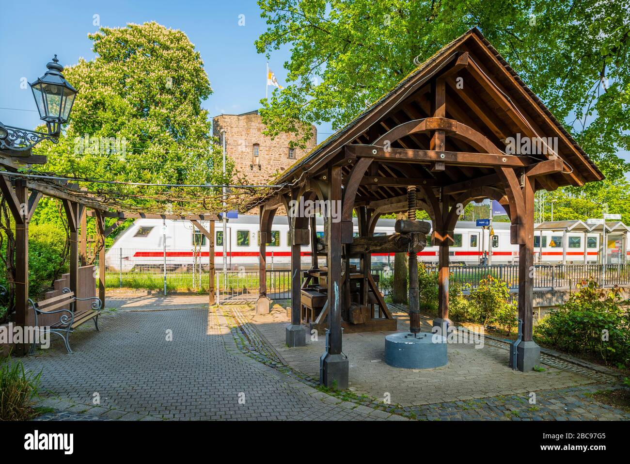 Rhens train station on the Middle Rhine, Unesco World Heritage, Unesco ...
