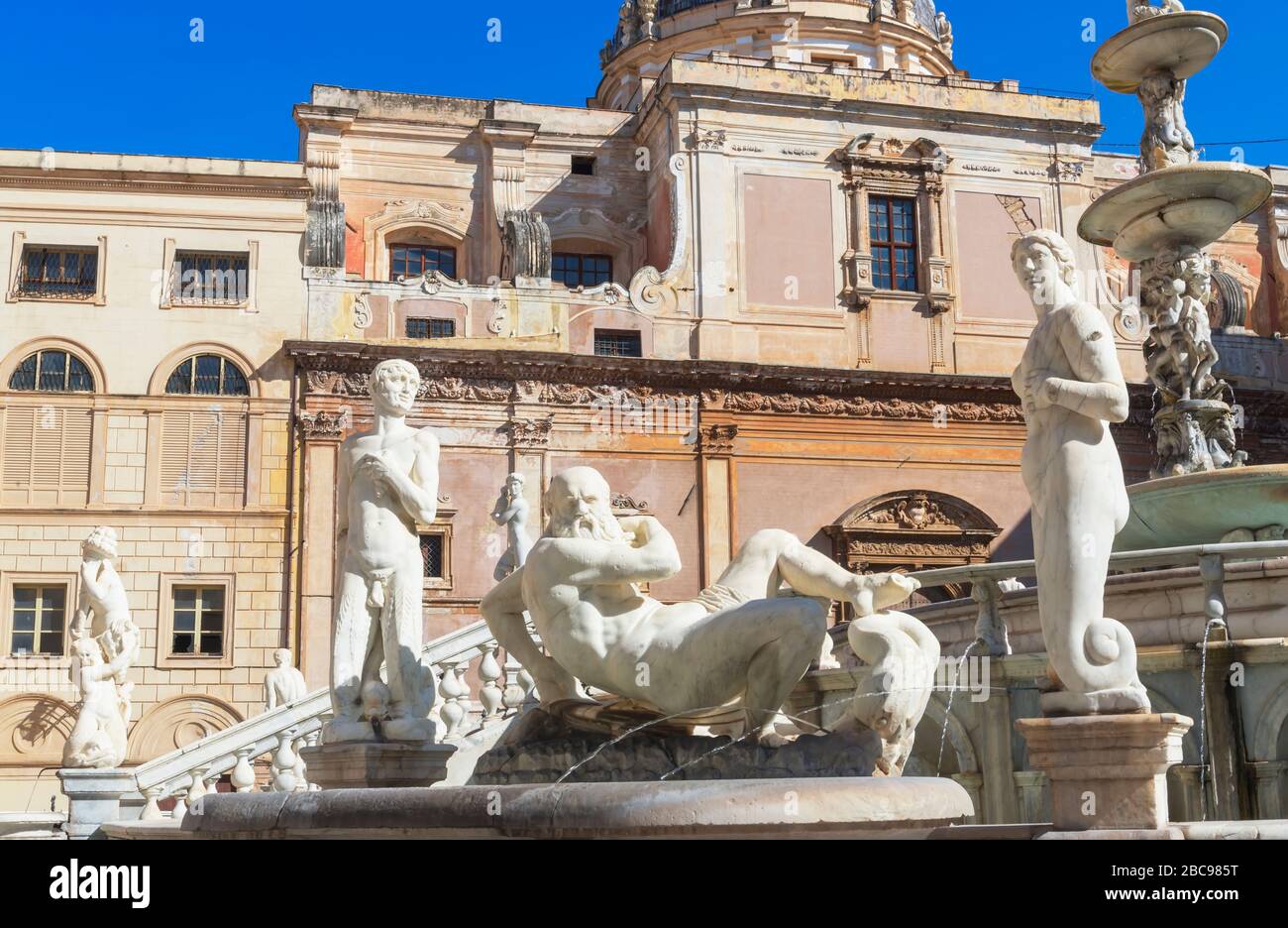 Piazza Pretoria, Palermo, Sicily, Italy, Europe Stock Photo - Alamy