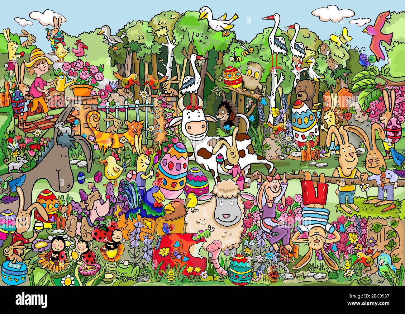 Hidden object, Easter Stock Photo - Alamy