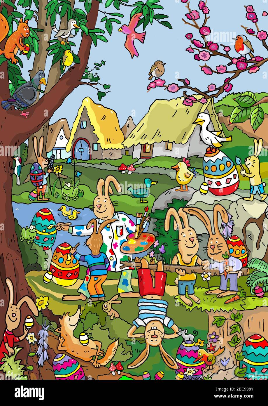 Hidden object Easter Stock Photo - Alamy