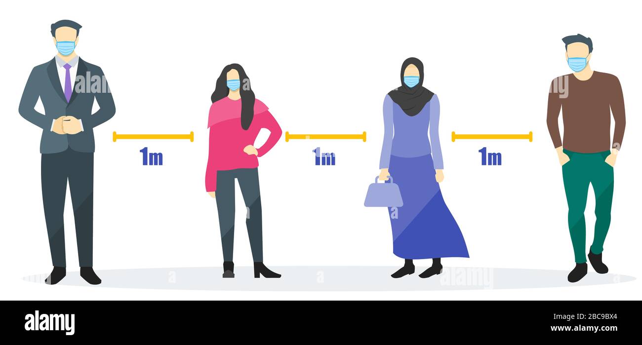 Slow queue movement Stock Vector Images - Alamy