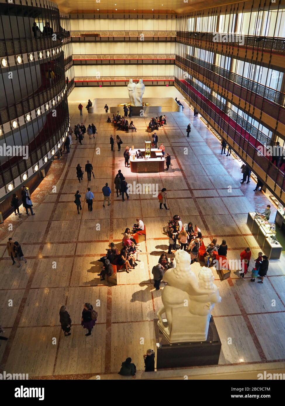 The Promenade atrium of The David H Koch Theater, home of the New York ...
