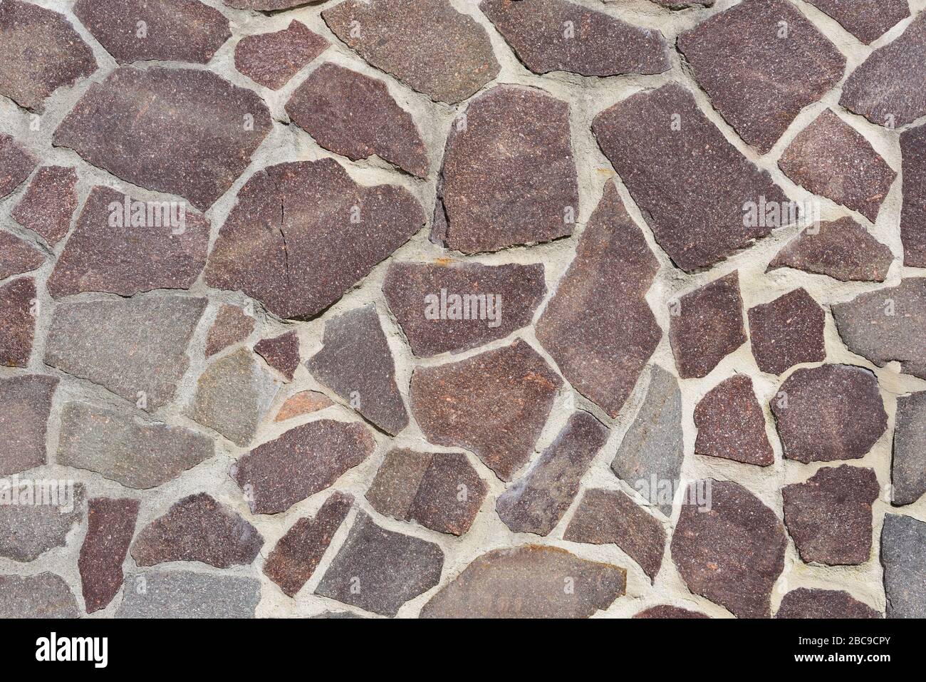 Background, texture and close-up of a wall decorated with flat natural ...