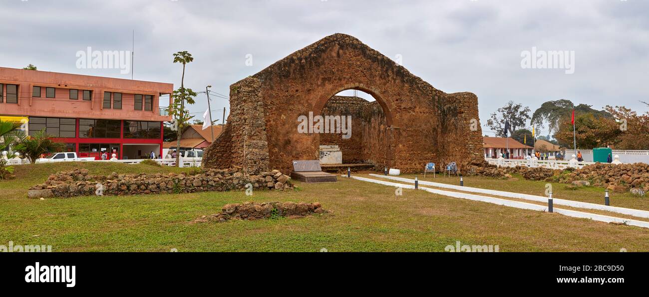 Former cathedral of the holy saviour of congo hi-res stock photography ...