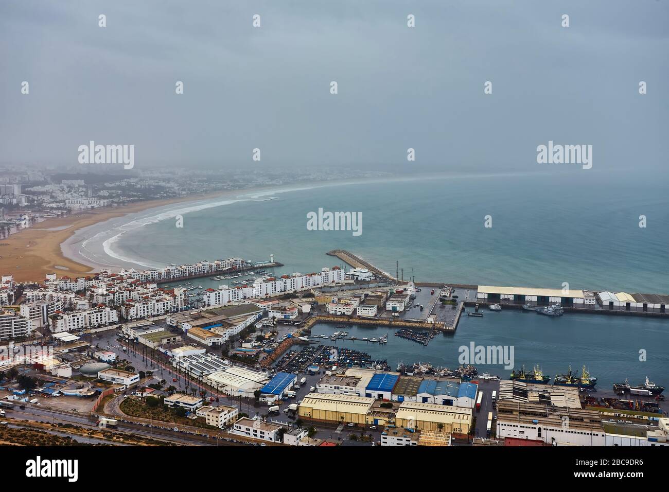 Views of the port of Morocco, Agadir Stock Photo - Alamy