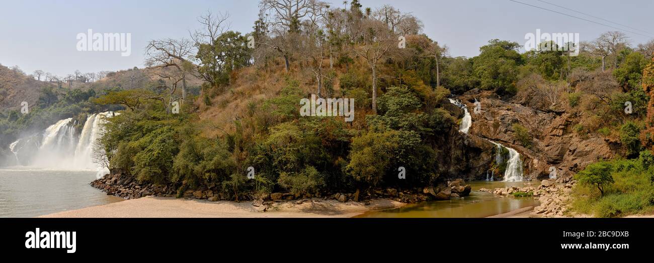 Binga Falls, Cachoeiras do Binga, Angola, Binga Waterfalls, Keve river ...