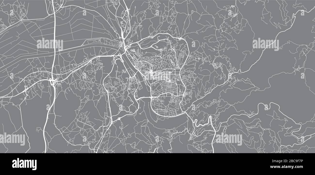Map of coimbra hi-res stock photography and images - Alamy