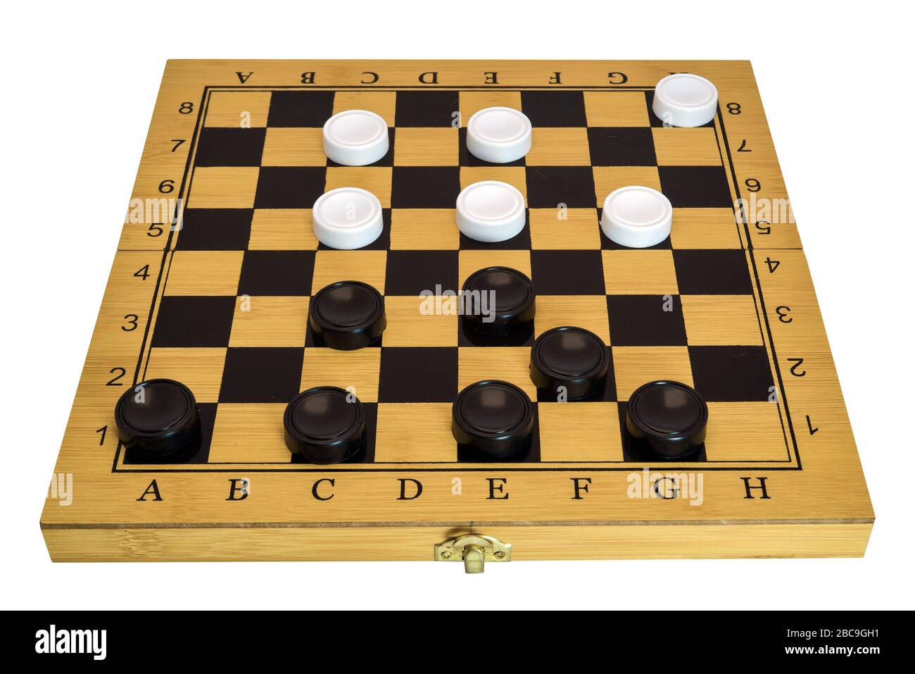 Chess board on round Cut Out Stock Images & Pictures - Alamy