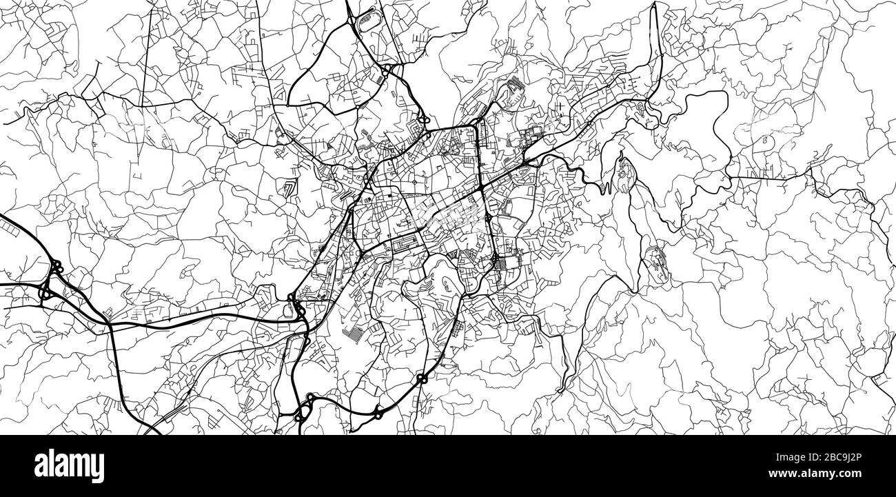 Braga area map hi-res stock photography and images - Alamy