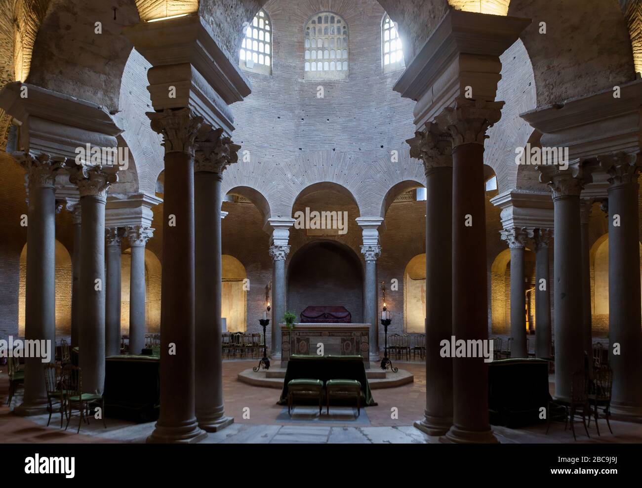 Santa Costanza mausoleum (Mausoleo di Santa Costanza). Rome, Italy ...