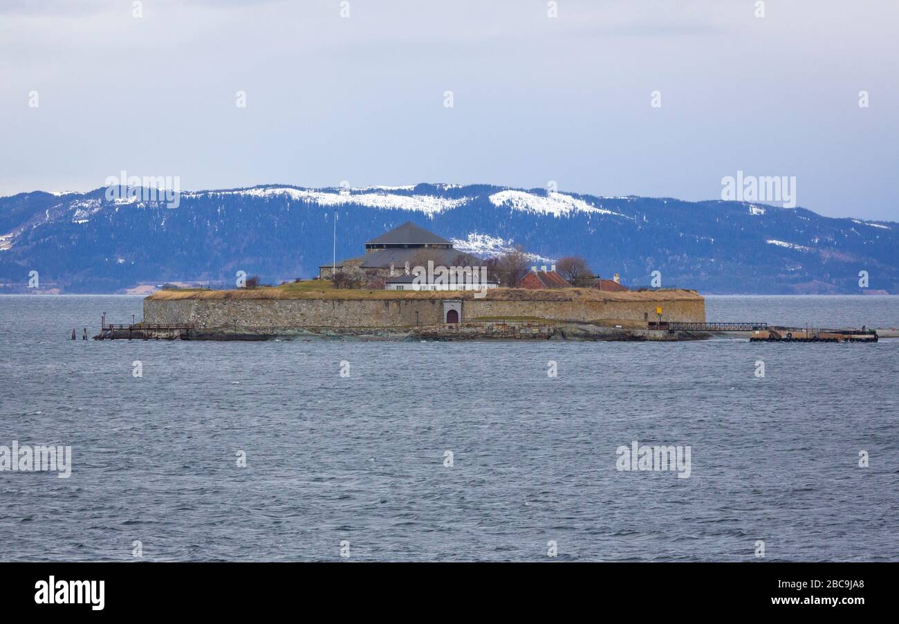 Mönchinsel Munkholmen bei Trondheim, Norwegen Stock Photo - Alamy