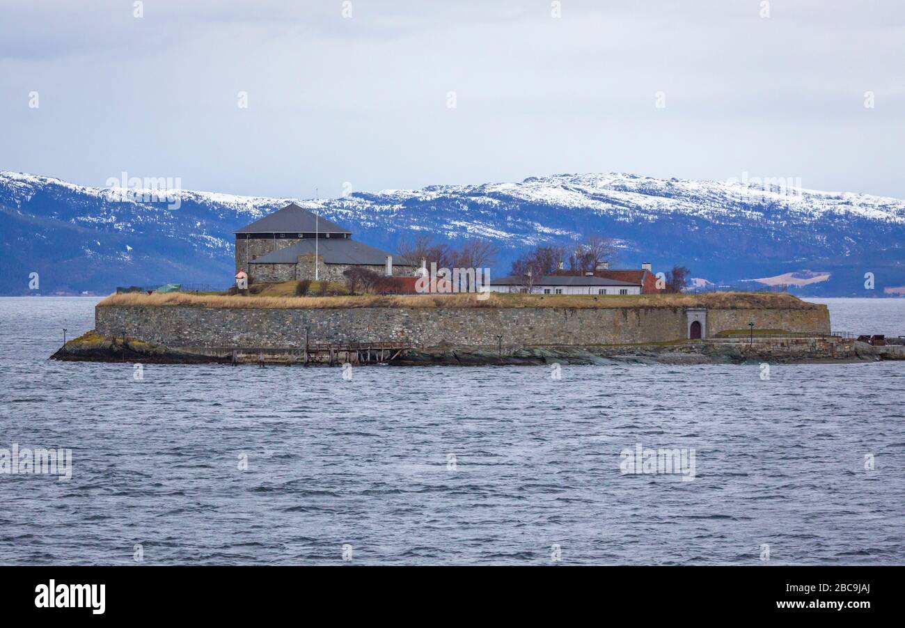 Mönchinsel Munkholmen bei Trondheim, Norwegen Stock Photo - Alamy