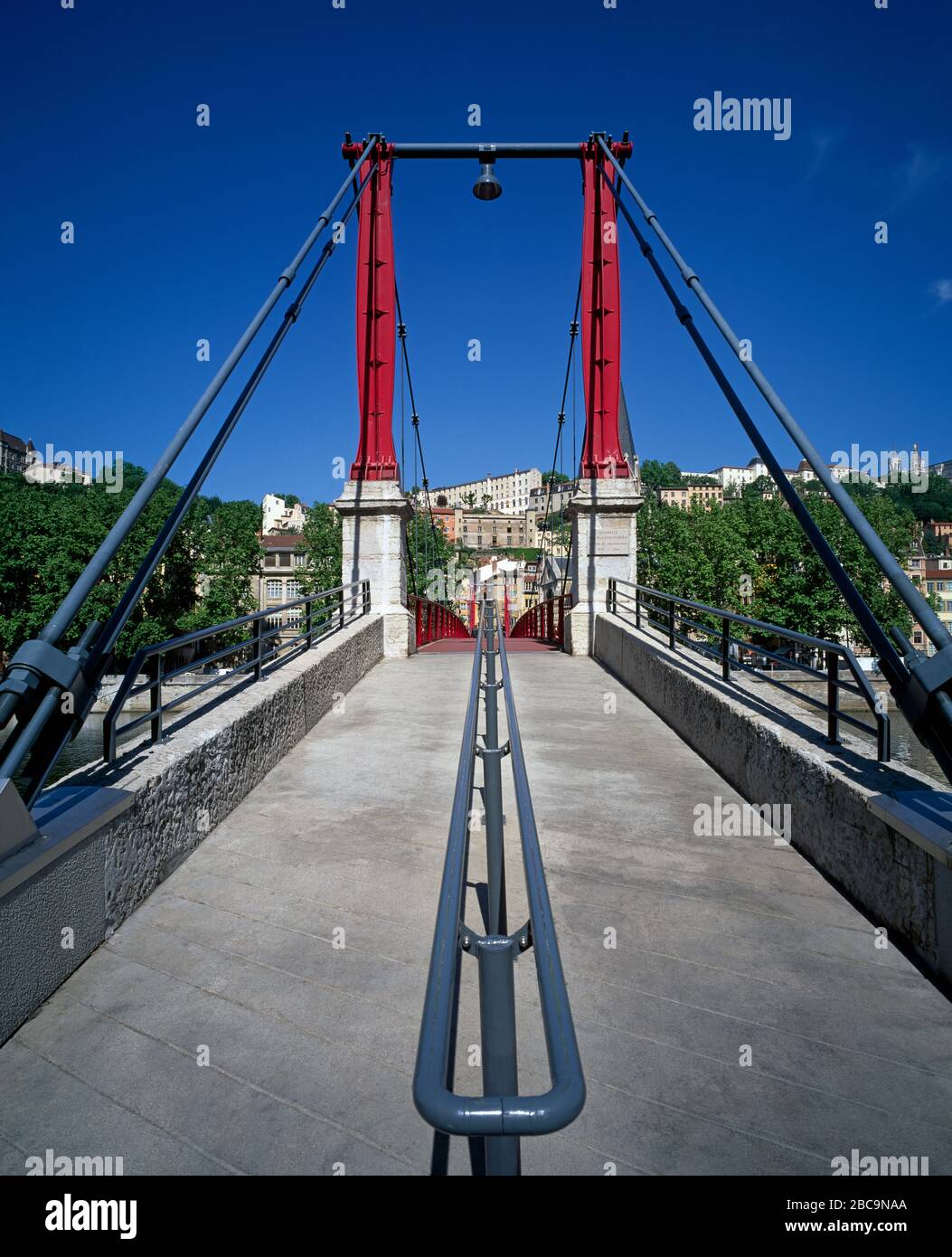 St. George Bridge. Lyon, France Stock Photo - Alamy