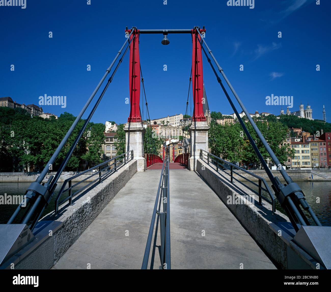St. George Bridge. Lyon, France Stock Photo - Alamy