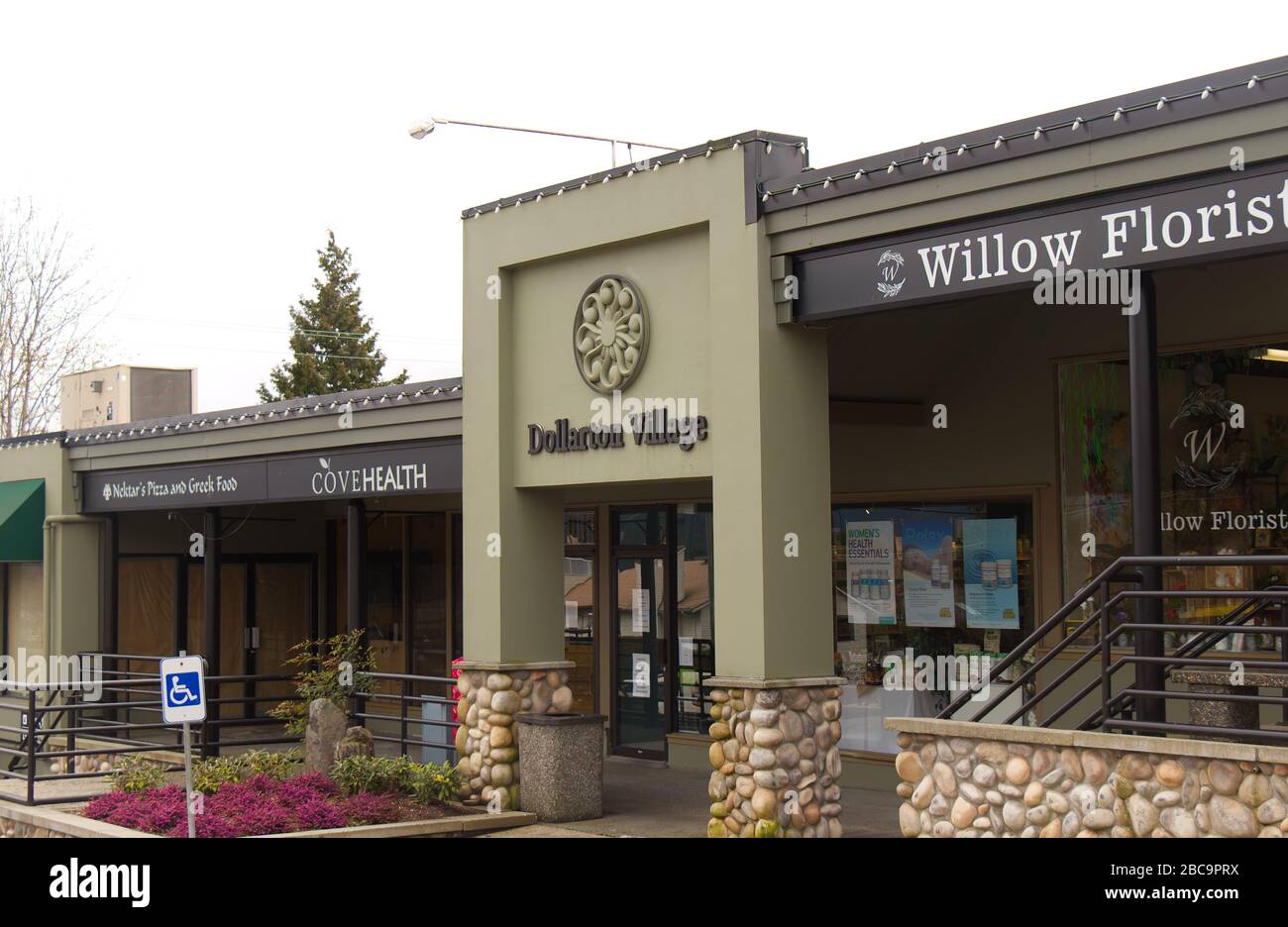 Deep Cove, North Vancouver, Canada - April 1,2020: Dollarton Village ...