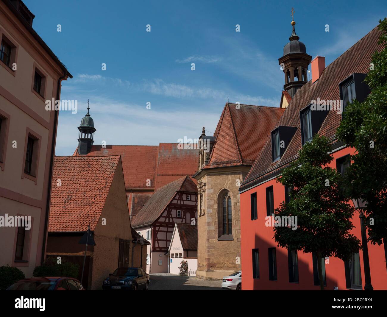 Herrieden old town, Middle Franconia, Franconia, Bavaria, Germany Stock ...