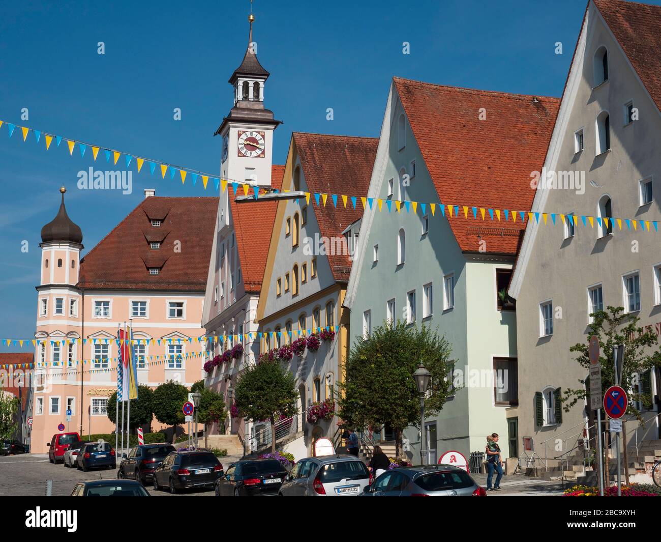 Greding old town, Altmuehltal, Bavaria, Germany Stock Photo - Alamy