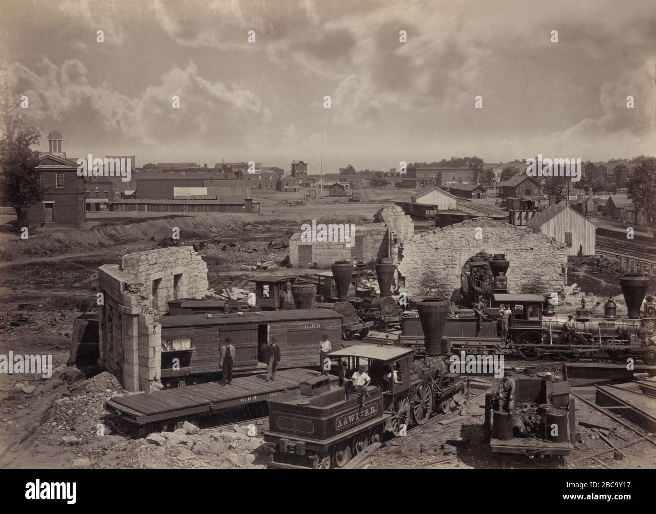1860s train hi-res stock photography and images - Alamy