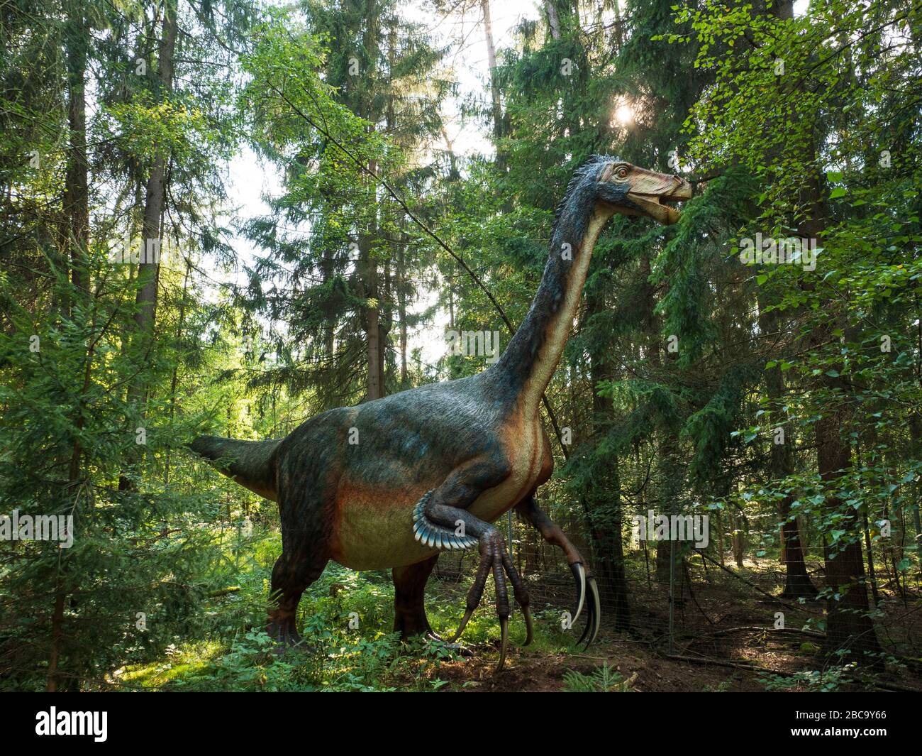Dinosaur Museum Altmühltal (Dinopark), outdoor area, Bavaria, Germany ...