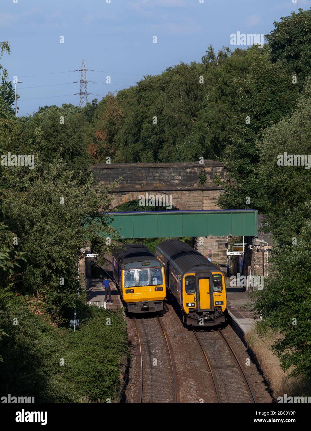 Northern rail / Northern Trains class 142 pacer 142029 and class 156 ...