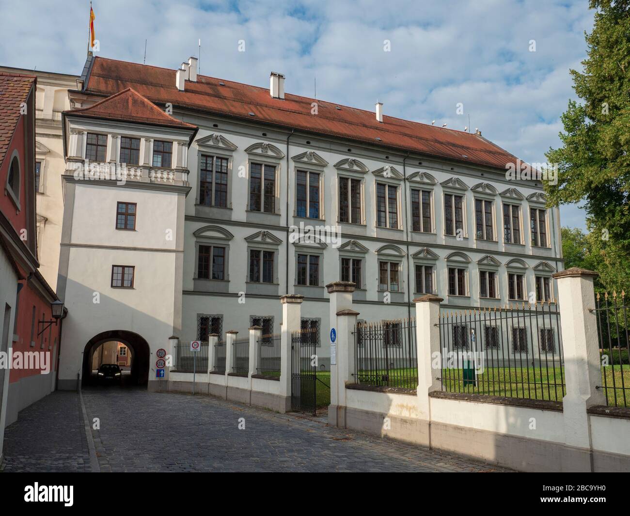 Oettingen, Residenzschloss, Nördlinger Ries, Franconia, Bavaria ...
