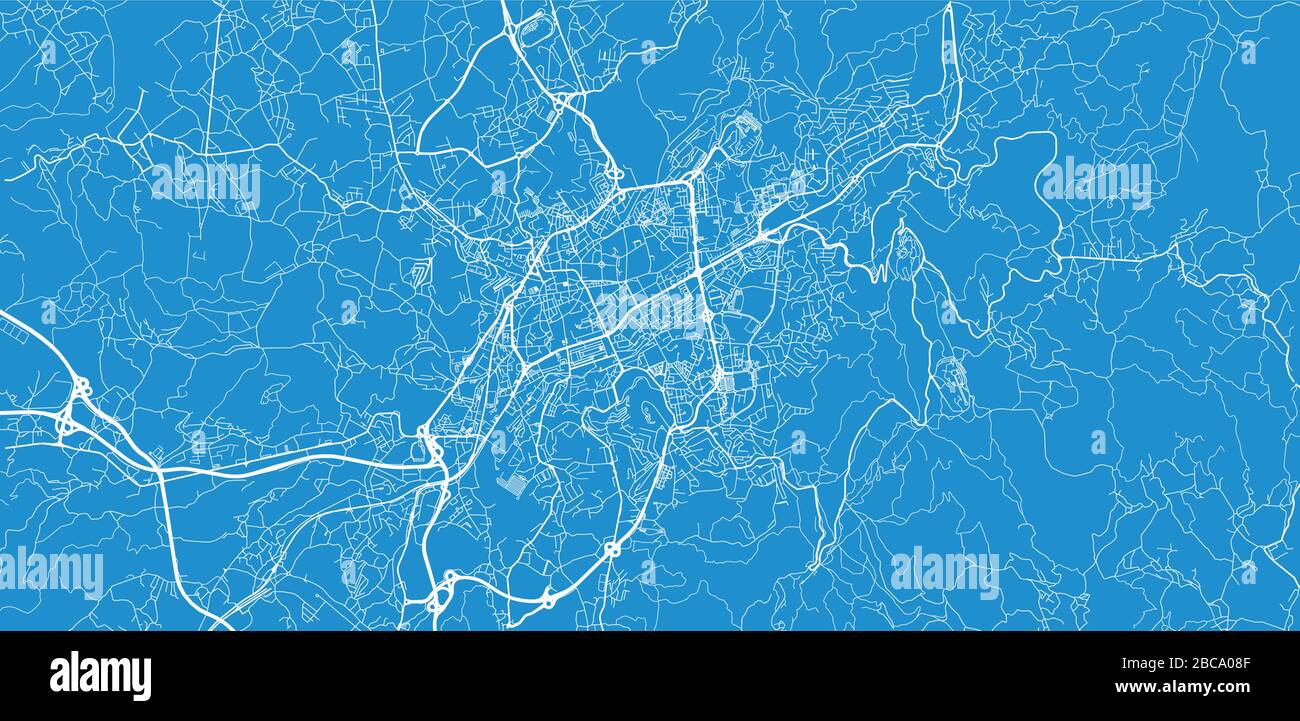 Braga area map hi-res stock photography and images - Alamy