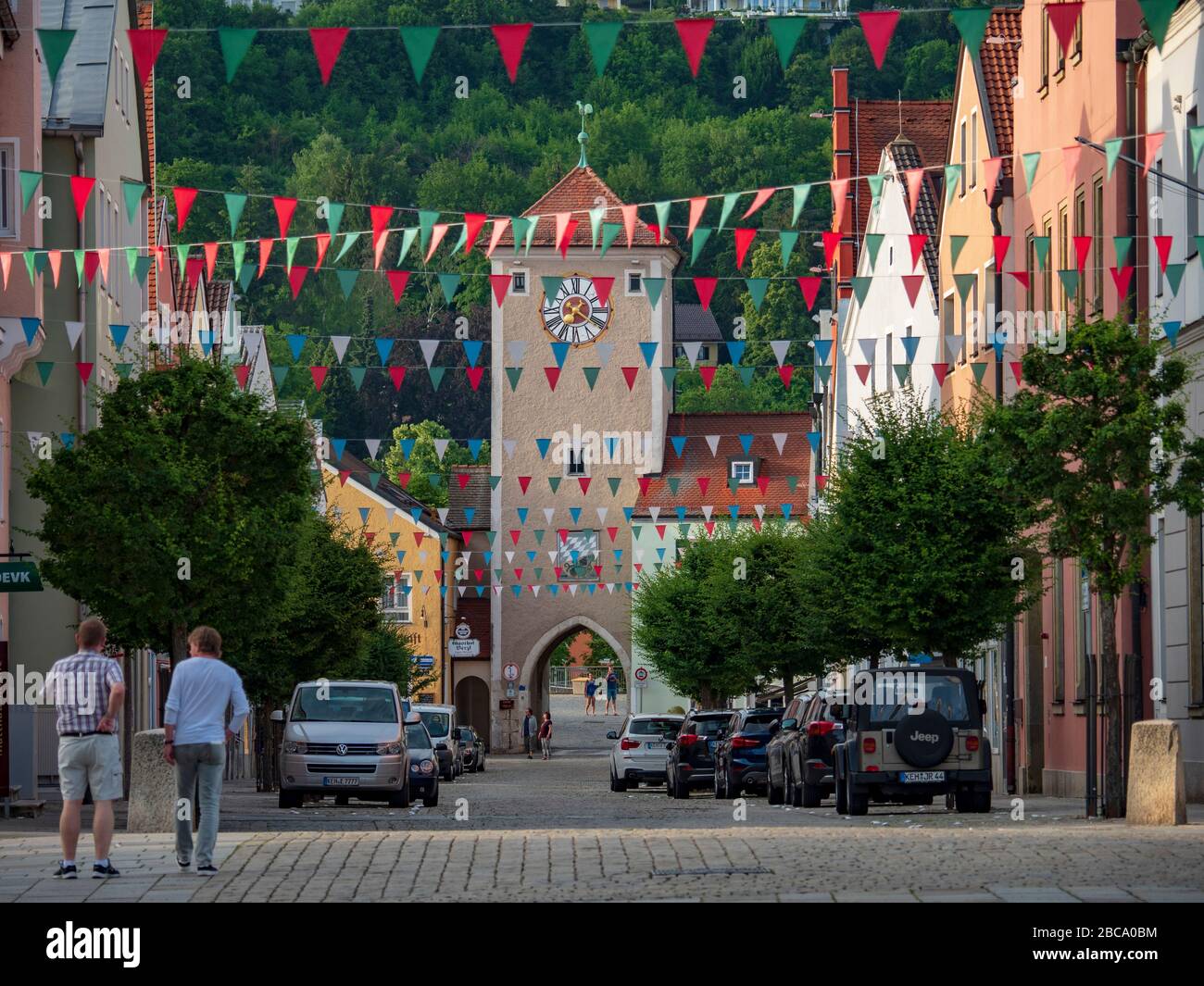 Old town of Kelheim, Altmuehltal, Bavaria, Germany Stock Photo - Alamy