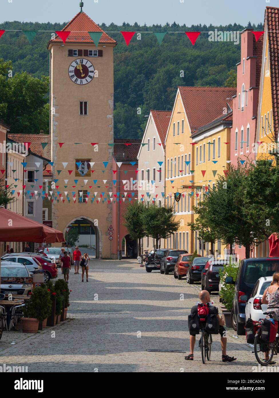 Old town of Kelheim, Altmuehltal, Bavaria, Germany Stock Photo - Alamy