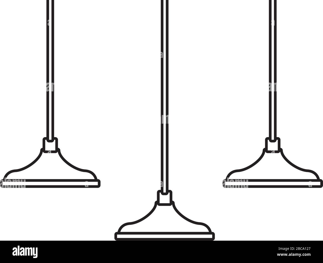 White hanging modern lamps Stock Vector Images - Alamy